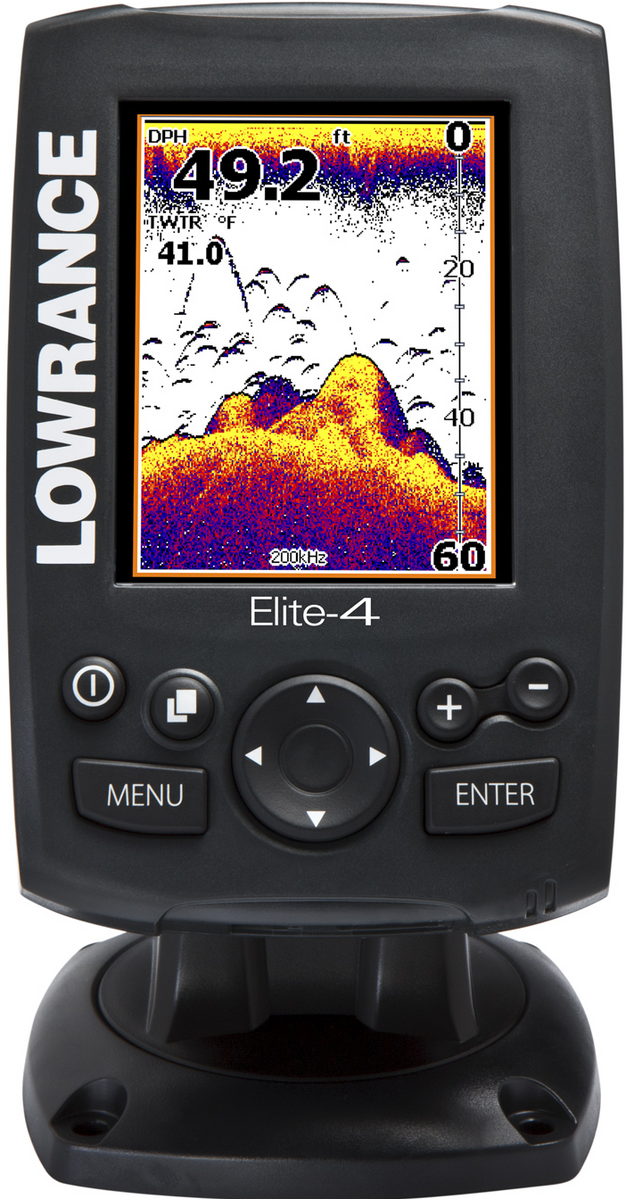 Продажа картплоттера Lowrance Elite-4. Купить картплоттер Lowrance Elite-4
